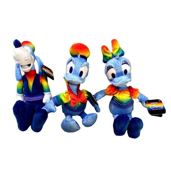 Disney | Toys | Disney Rainbow Collection Pride Donald Duck Goofy ...